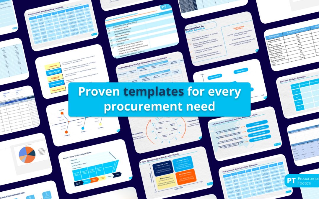 Procurement Forecasting Templates Evaluate Suppliers Develop Strategy