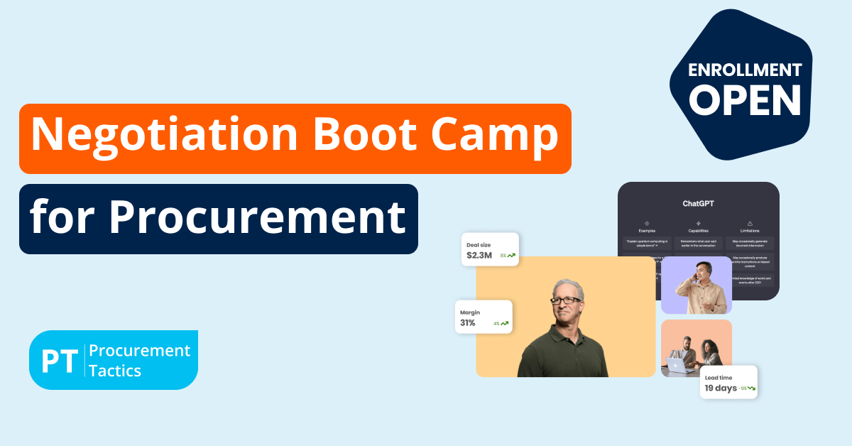 Negotiation Boot Camp - Procurement Tactics