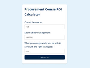 Free Procurement Tools - Procurement Tactics